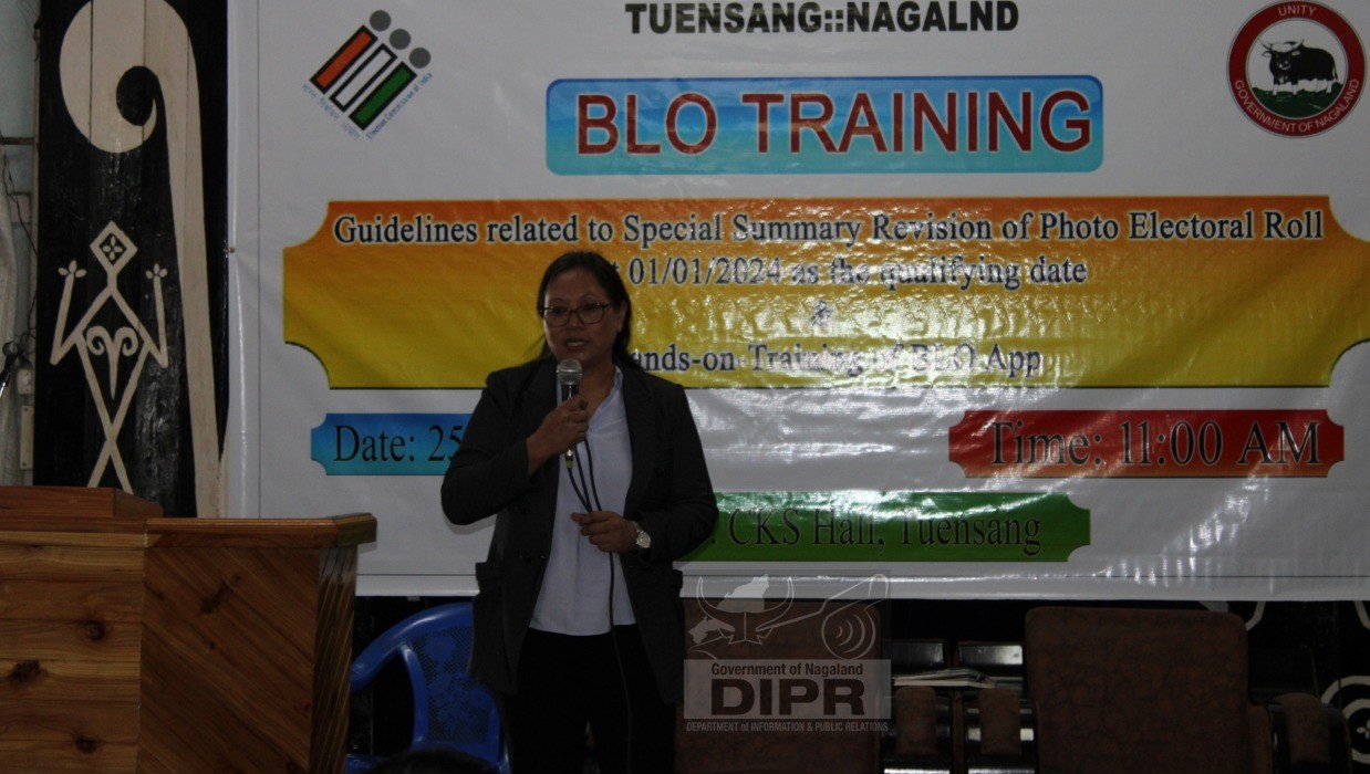 TUENSANG DISTRICT BLO TRAINING HELD | DIPR Nagaland-Department of Information & Public Relations ...
